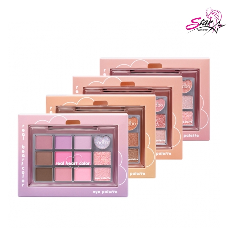 OD2019 ODBO REAL HEART COLORS EYE PALETTE โอดีบีโอ เรียยล ฮาร์ท คัลเลอร์ส อาย พาเลตต์ ขนาด 8g ...