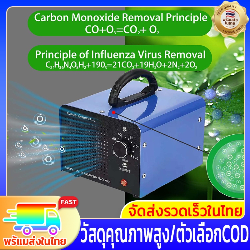 🌿70g/hours🌿เครื่องอบโอโซน Ozone generator เครื่องฟอกอากาศ ฆ่าเชื้อโรค ความเข้มข้นสูง สำหรับฆ่า ...