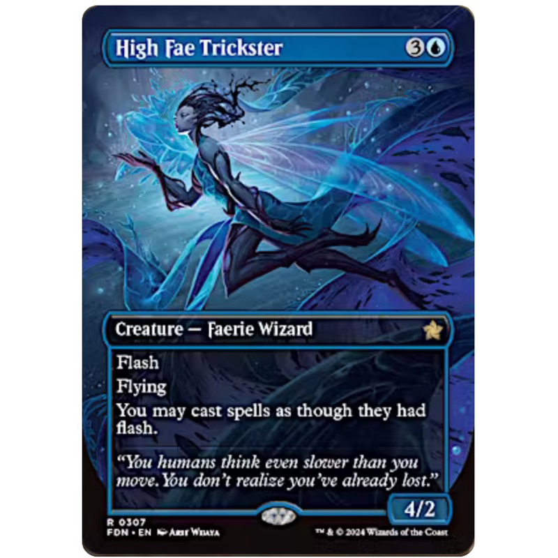 Foundations Variants: High Fae Trickster (0307 - Borderless) | Shopee ...