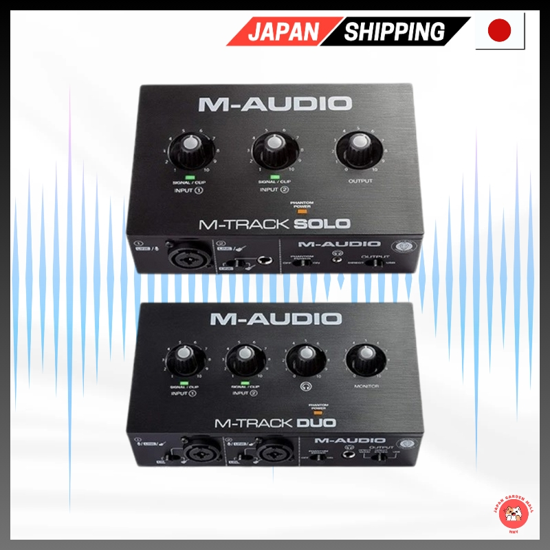 M-Audio M-Track Duo/M-Track Solo & Duo USB Audio Interface for ...