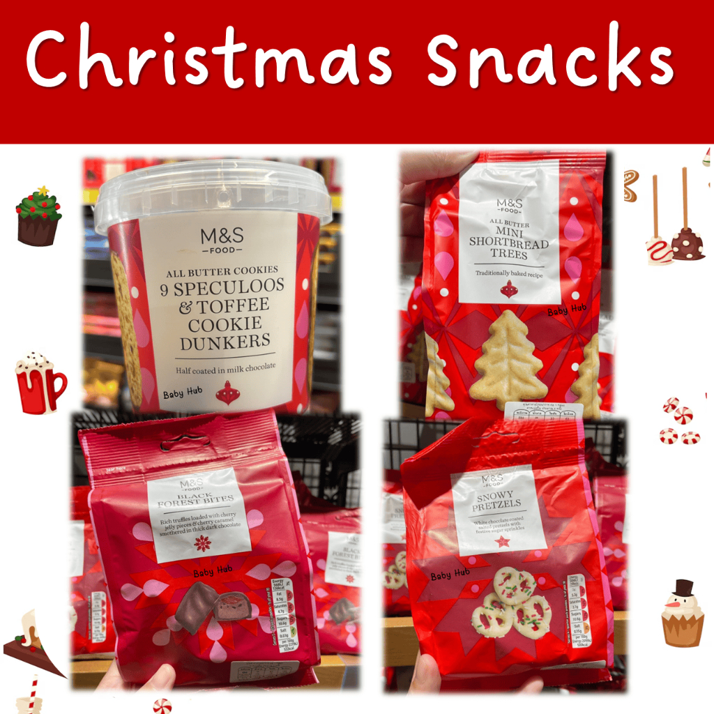 M&S Christmas Snacks ขนมคริสต์มาส Cookies 9 butter speculoos & toffee ...
