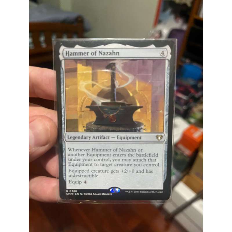 การ์ด MTG Hammer of Nazahn Artifact Magic the Gathering EDH รุ่น CMM ...