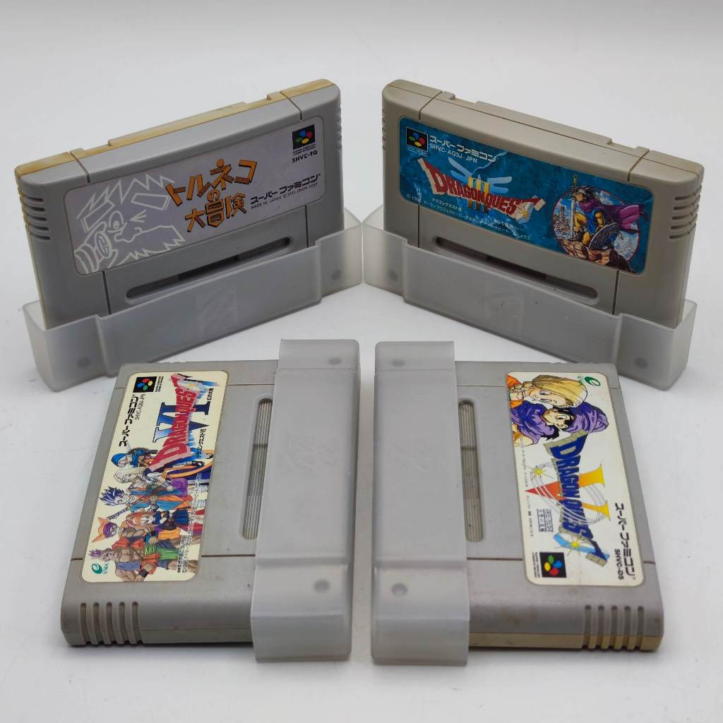 Dragon Quest รวม 4 ภาค [SFC] ตลับแท้ เล่นได้ DQ 3 , 5 , 6 , พ่อค้าทอลเนโก้ Nintendo Super ...