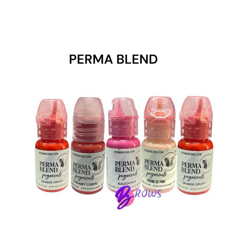 สีPerma-blend สีสักปาก ของแท้ สีเพอร์ม่าเบลนด์ perma blend | Shopee ...