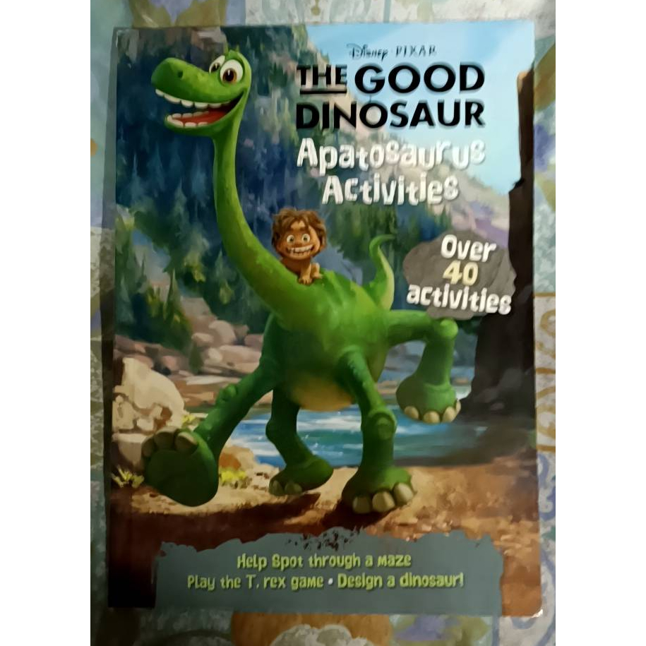 (New) หนังสือกิจกรรม The Good Dinosaur Apatosaurus Activities หนังสือ ...