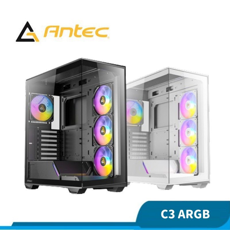 CASE (เคส) ANTEC C3 ARGB (BLACK) (ATX) | Shopee Thailand
