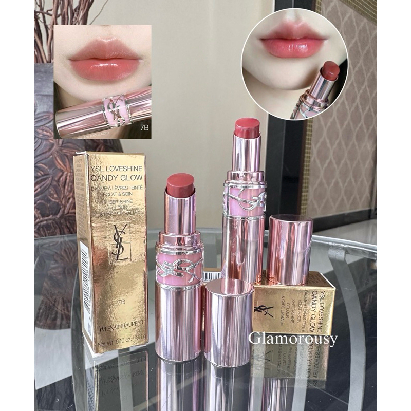 ส่งไว ผลิต2024 YSL Candy glow /Loveshine Lipstick ขนาด 3.2g | Shopee ...
