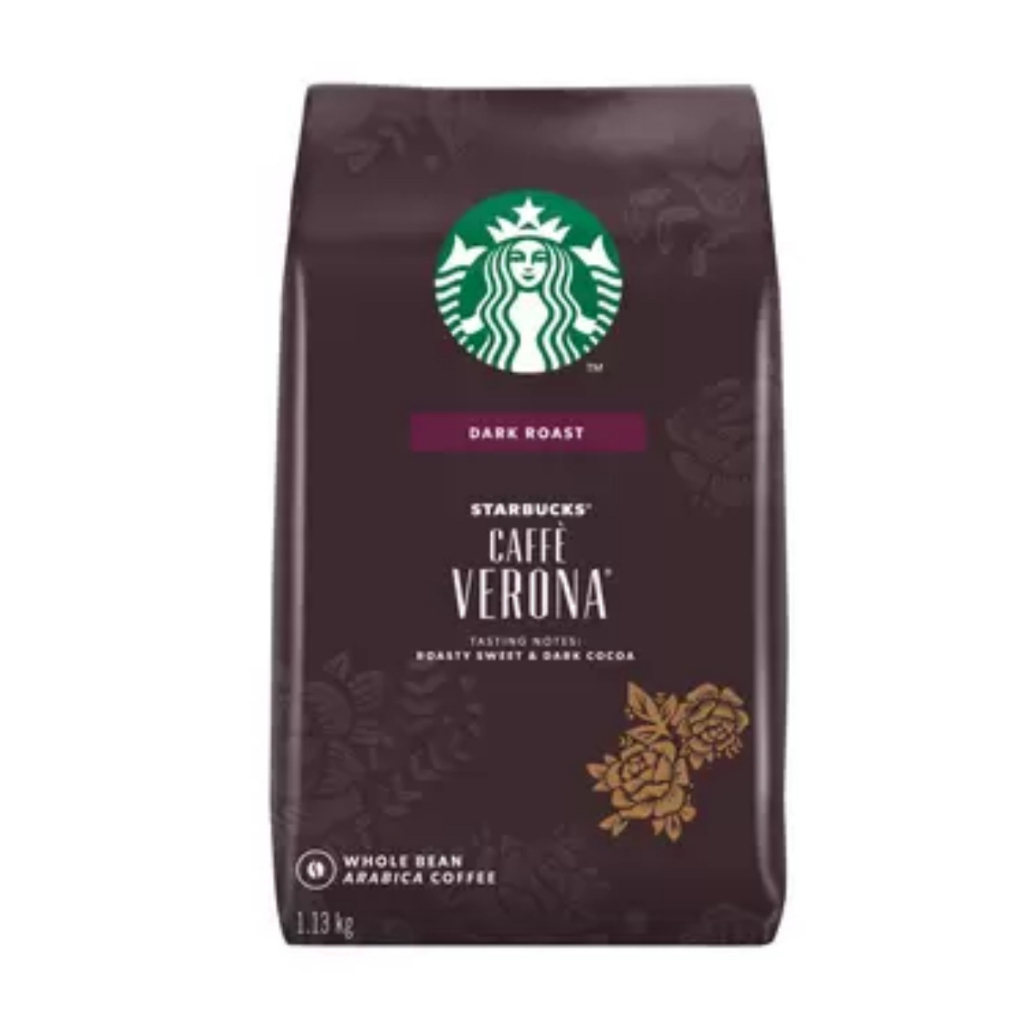 Starbucks Verona Coffee Bean Roasty Sweet & Dark Cocoa 1.13 kg สตาร์ ...