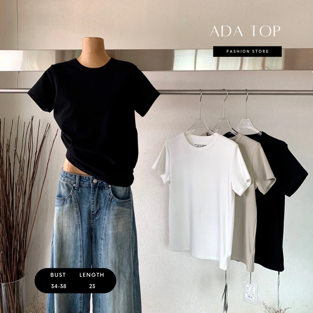 Fashion Store-Ada top-เสื้อยืด (พร้อมส่ง) | Shopee Thailand