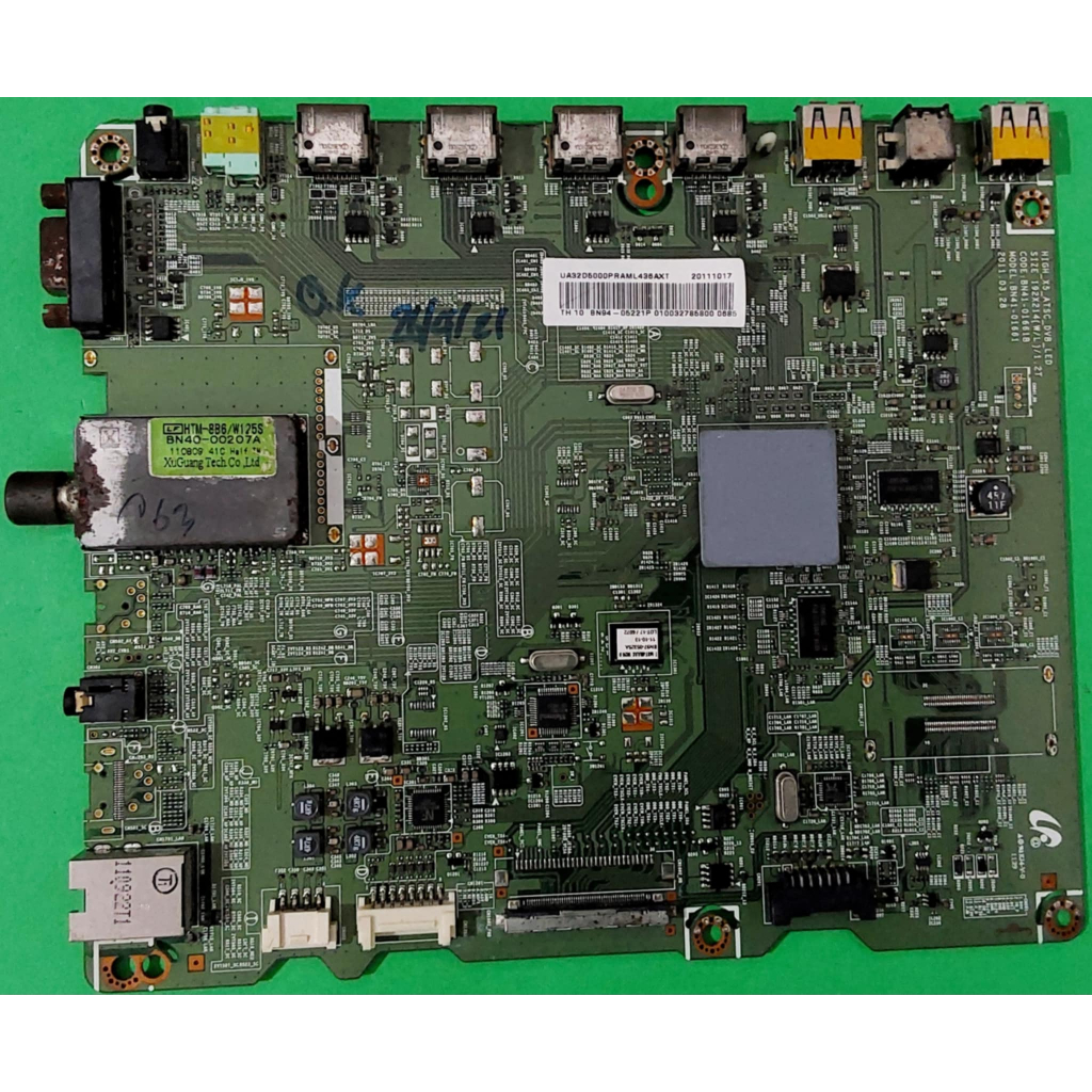 MAINBOARD SAMSUNG เมนบอร์ด พาร์ท BN41-01661B ใช้กับรุ่น UA40D5000PRXXZ ...