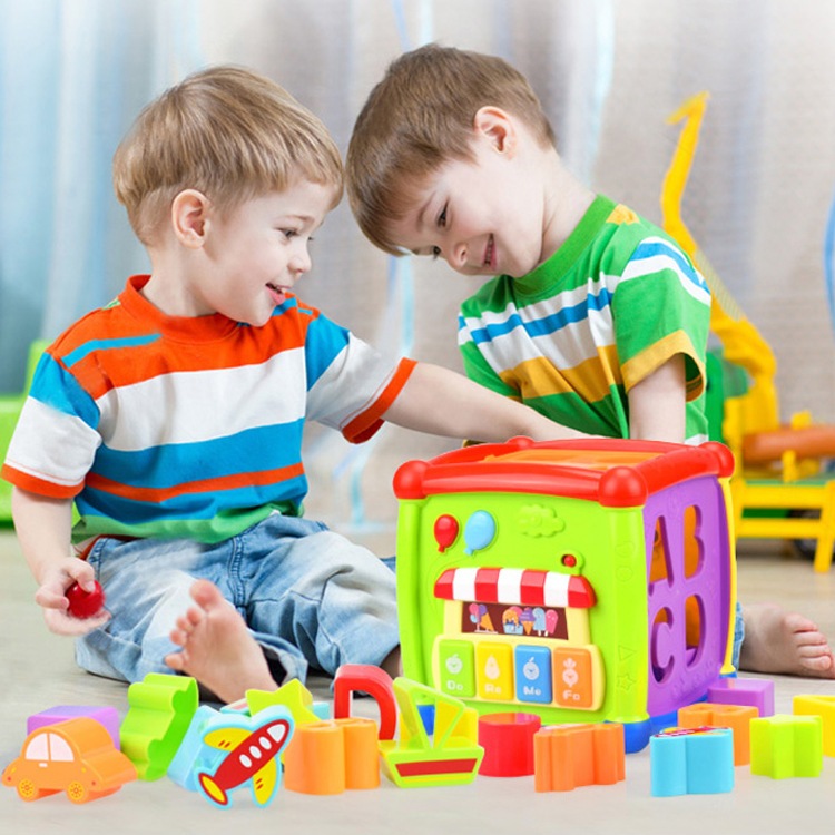 Thaitrendy ของเล่นเด็ก กล่องกิจกรรมเด็ก 5 ด้าน กล่องดนตรี (Fancy cube ...