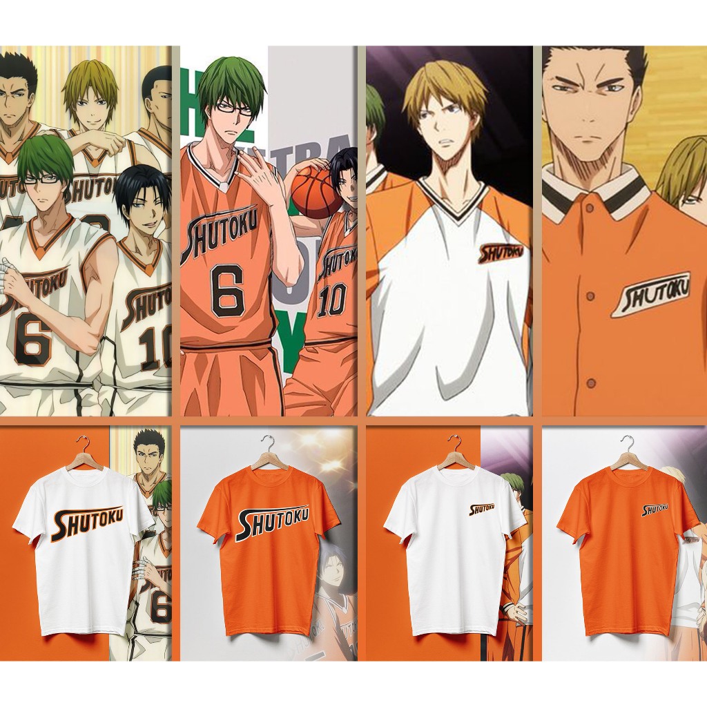 เสื้อยืด Logo Shutoku ชูโตคุ เสื้อลำลอง เสื้อทีม มิโดริมะ ชินทาโร่ ...