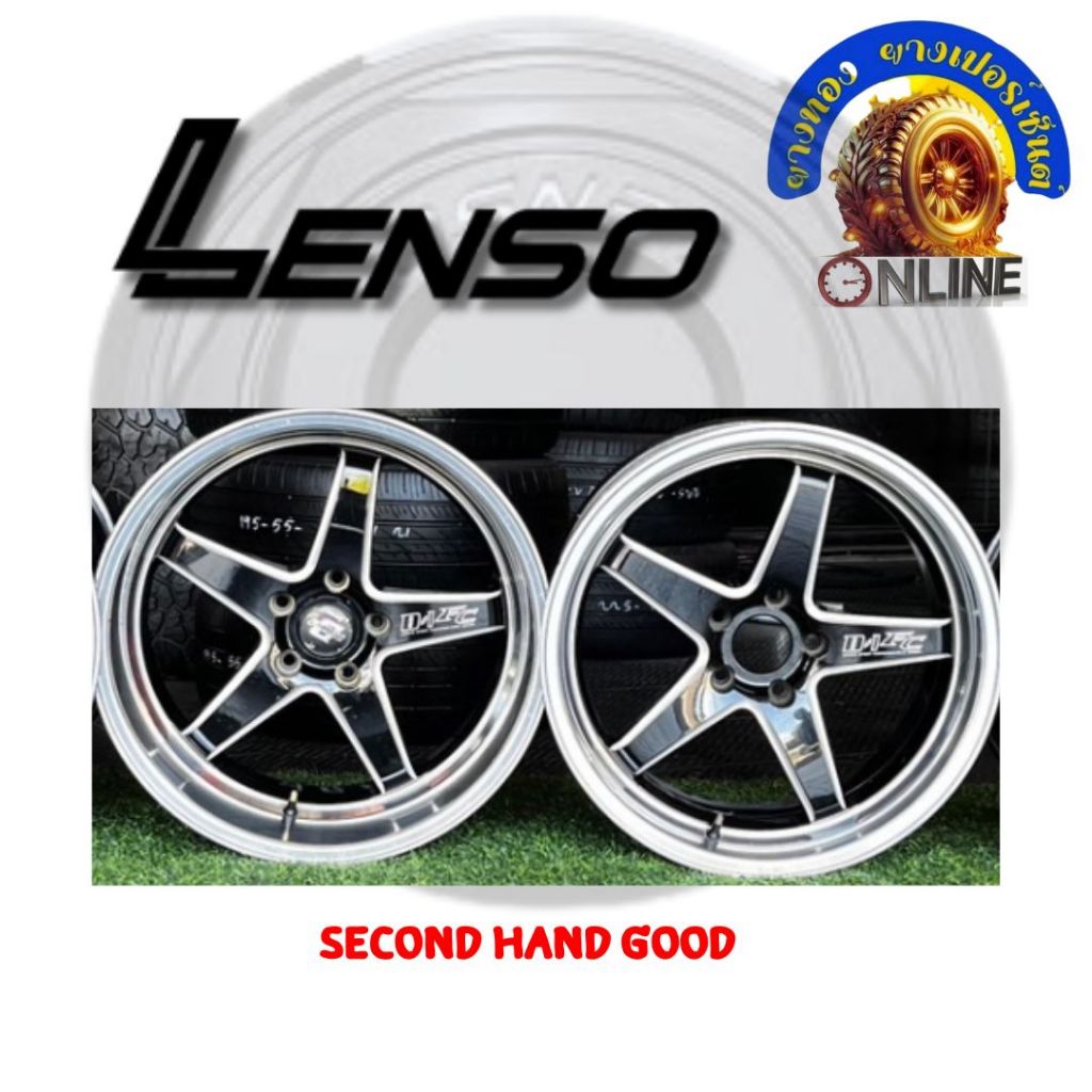 🌟 Lenso D1 FC ล้อแม็กขอบ 18 PCD: 5 รู 114 สำหรับสายซิ่งตัวจริง! 🔥มือสอง ...