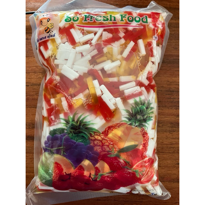 🔥พร้อมส่ง วุ้นคาราจีแนนสำเร็จรูป ฟรุ๊ตสลัด ตรา So Fresh Food (โซ เฟรซ ...