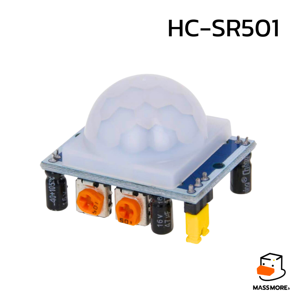 เซ็นเซอร์ตรวจจับความเคลื่อนไหว Hc Sr501 Pir Sensor Human Body Infrared Motion Module For Arduino