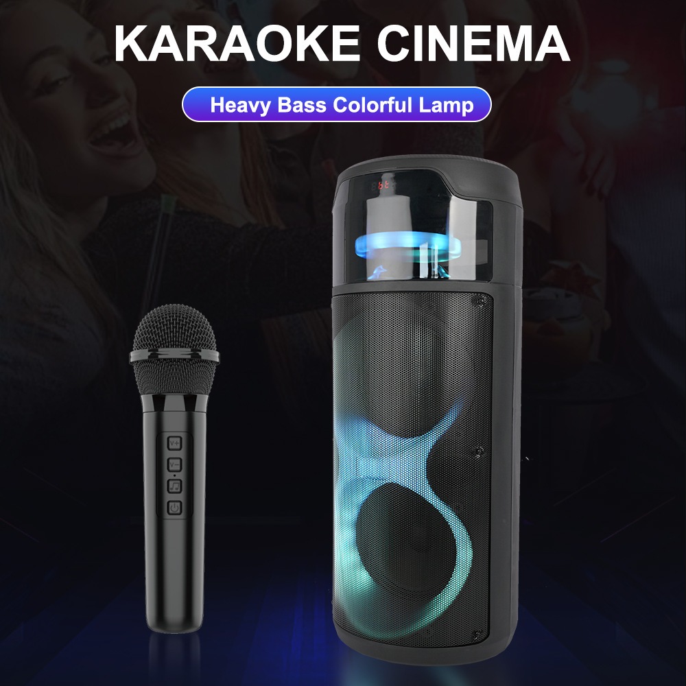ลำโพงบลูทูธ ZQS-8222 8223 ลำโพง+ไมโครโฟน สีLED Light มาพร้อมกับรีโหมด ดีไซน์สวย เสียงดี | Shopee ...