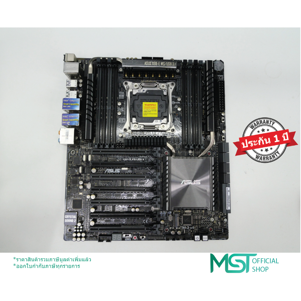 เมนบอร์ด ASUS X99-E WS USB 3.1 Intel X99 LGA 2011-V3 workstation ...
