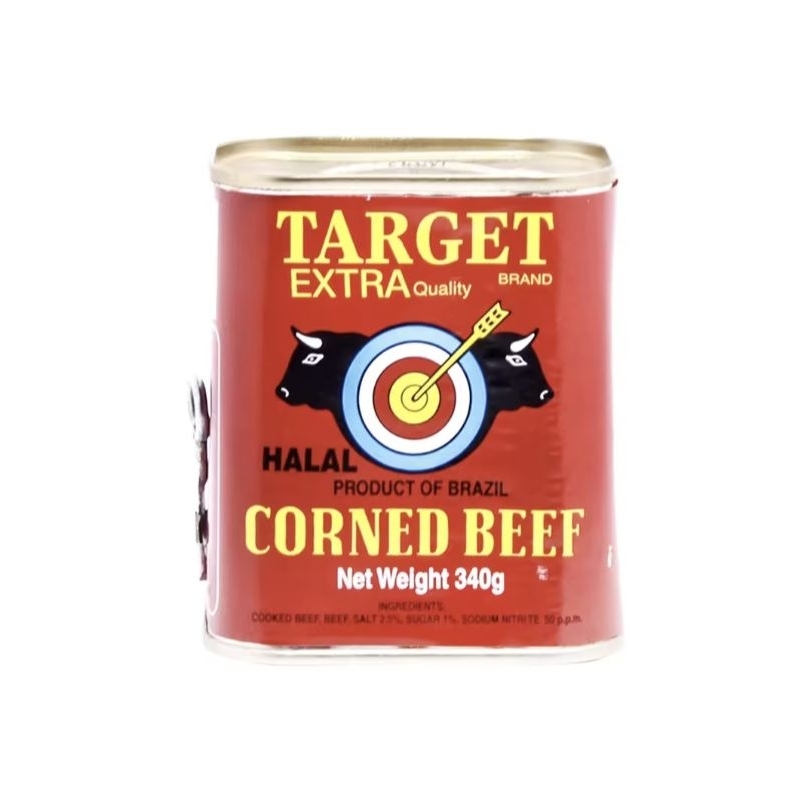Target Corned Beef 340g เนื้ออบกระป๋อง Delicious beef from Brazil ...