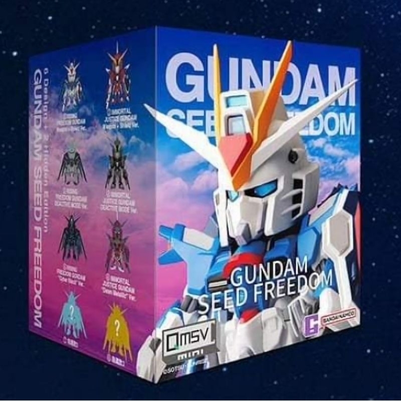 (Pre-Order) (Blind Box) Gundam QMSV Mini: Gundam Seed Freedom | Shopee ...
