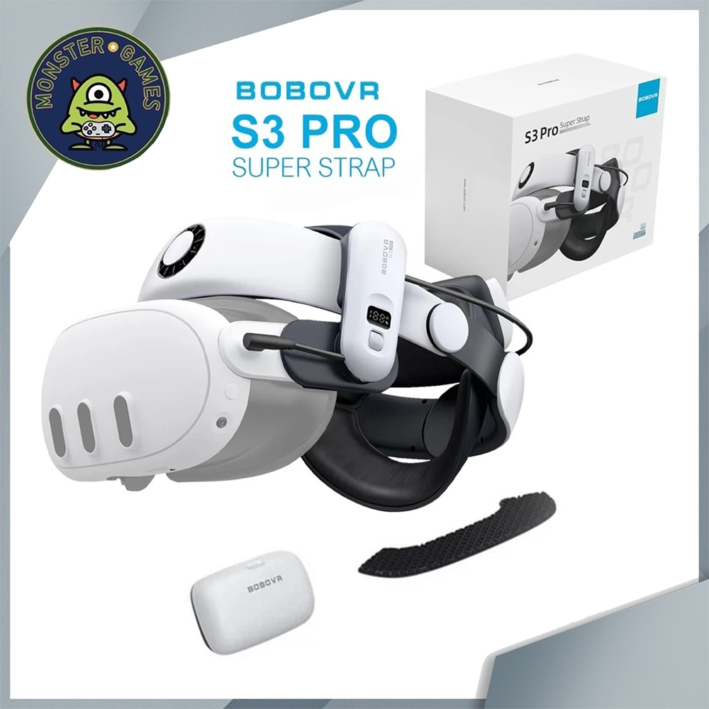 BOBOVR S3 Pro Head Strap Meta Quest 3, 3s (สายรัดหัว Meta Quest)(อุปกรณ์เสริม Oculus) BOBO VR S3 ...
