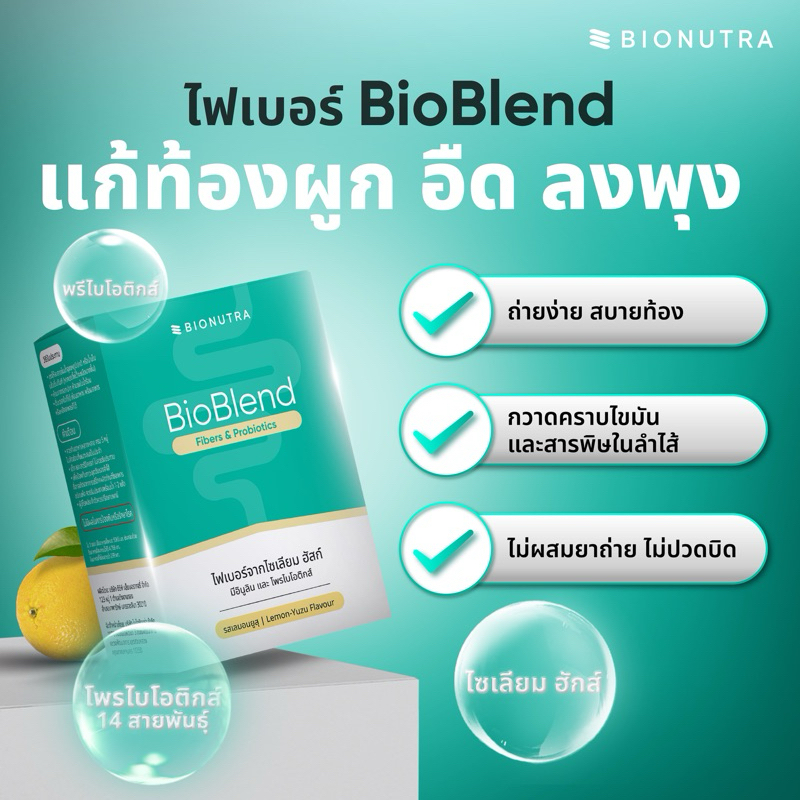 [สินค้าใหม่] ราคาPre-Order 299.- ถึง 5ธค.นี้ BioBlend ไฟเบอร์ใหม่ที่ ...