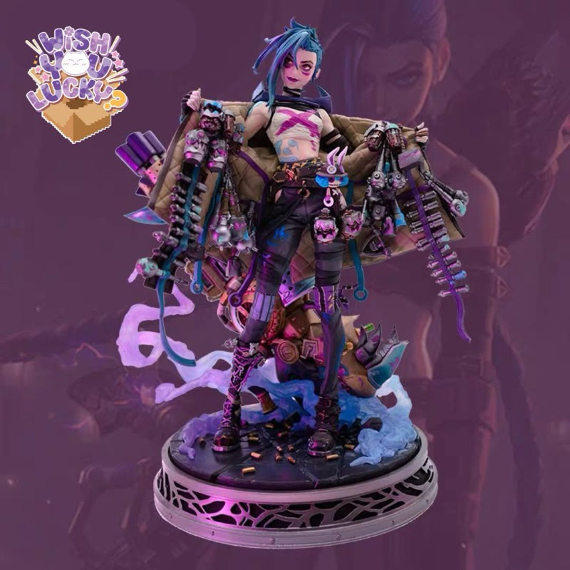 [pre-order] League of Legends Arcane Champion Jinx Warwick 1/7 Scale Statue 100% Authentic ...