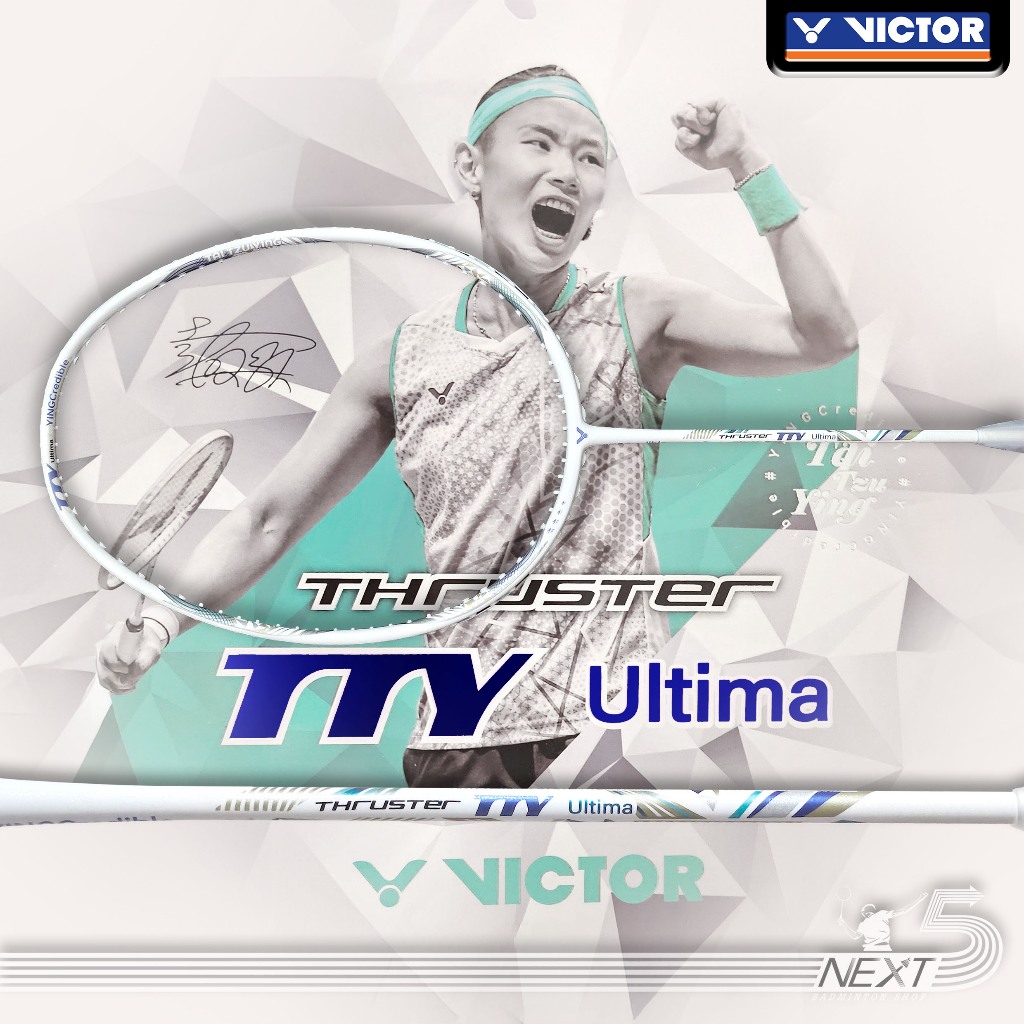 Victor ไม้แบดมินตัน รุ่น TK-TTY ULTIMA Limited Edition แถม เอ็น กริป ...