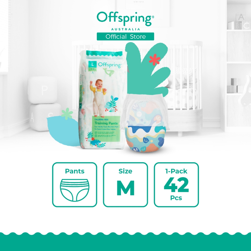 Offspring - Fashion Pants ผ้าอ้อมแบบกางเกง ไซส์ M จำนวน 42 ชิ้น ...