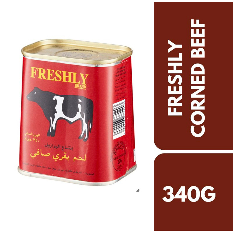 Freshly Corned Beef 340g++เฟรชลี่ เนื้อกระป๋อง 340กรัม | Shopee Thailand
