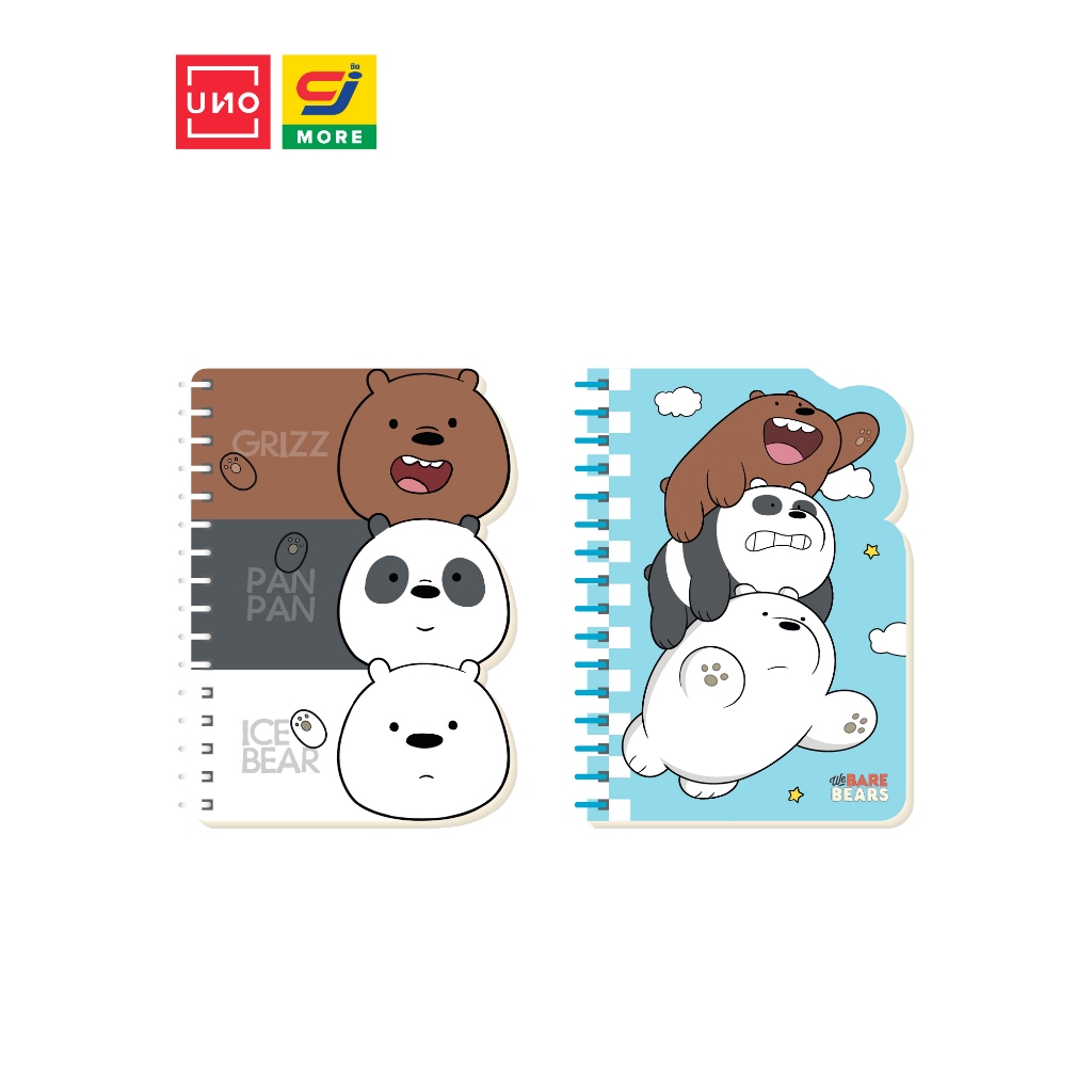 UNO สมุดริมลวดA5 We Bare Bears ลิขสิทธิ์แท้ | Shopee Thailand