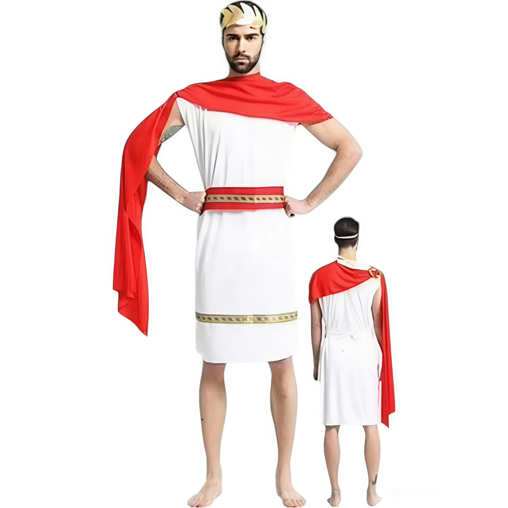TB001 ชุดราชากรีก Greek Roman King Costume 🚚ด่วนมีส่งGrabค่า | Shopee ...