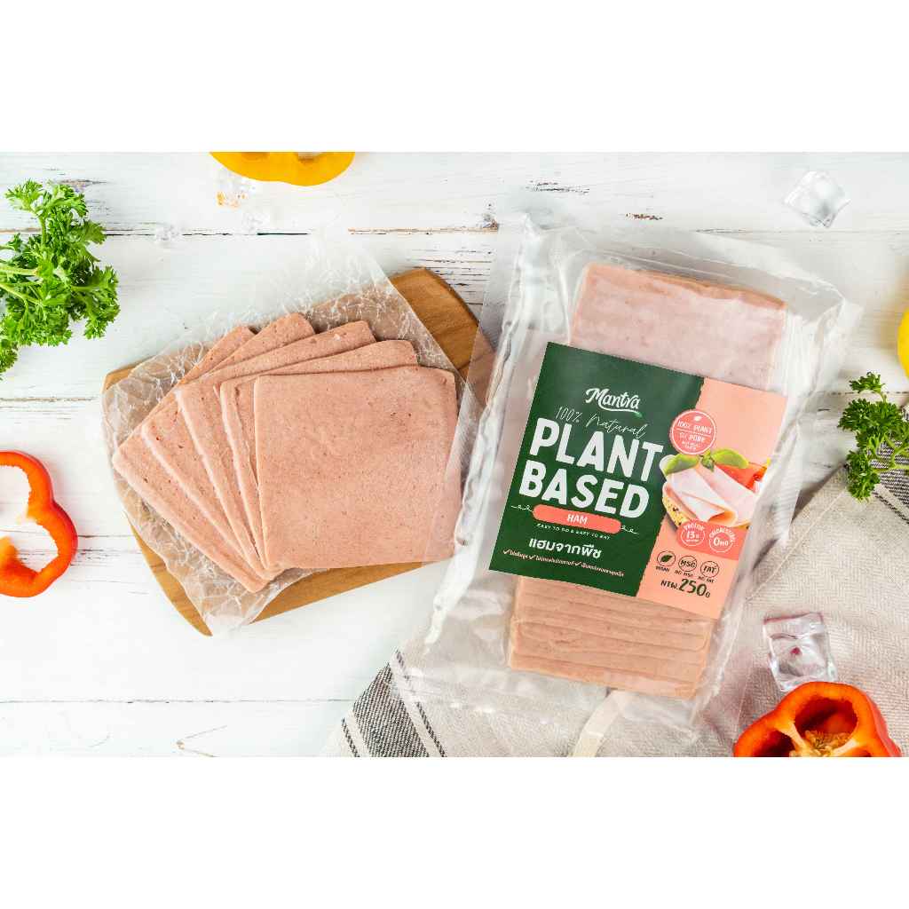 มันตรา เนื้อสไลด์จากพืช (เจ) l MANTRA Plant-Based Deli Slices (Plant ...