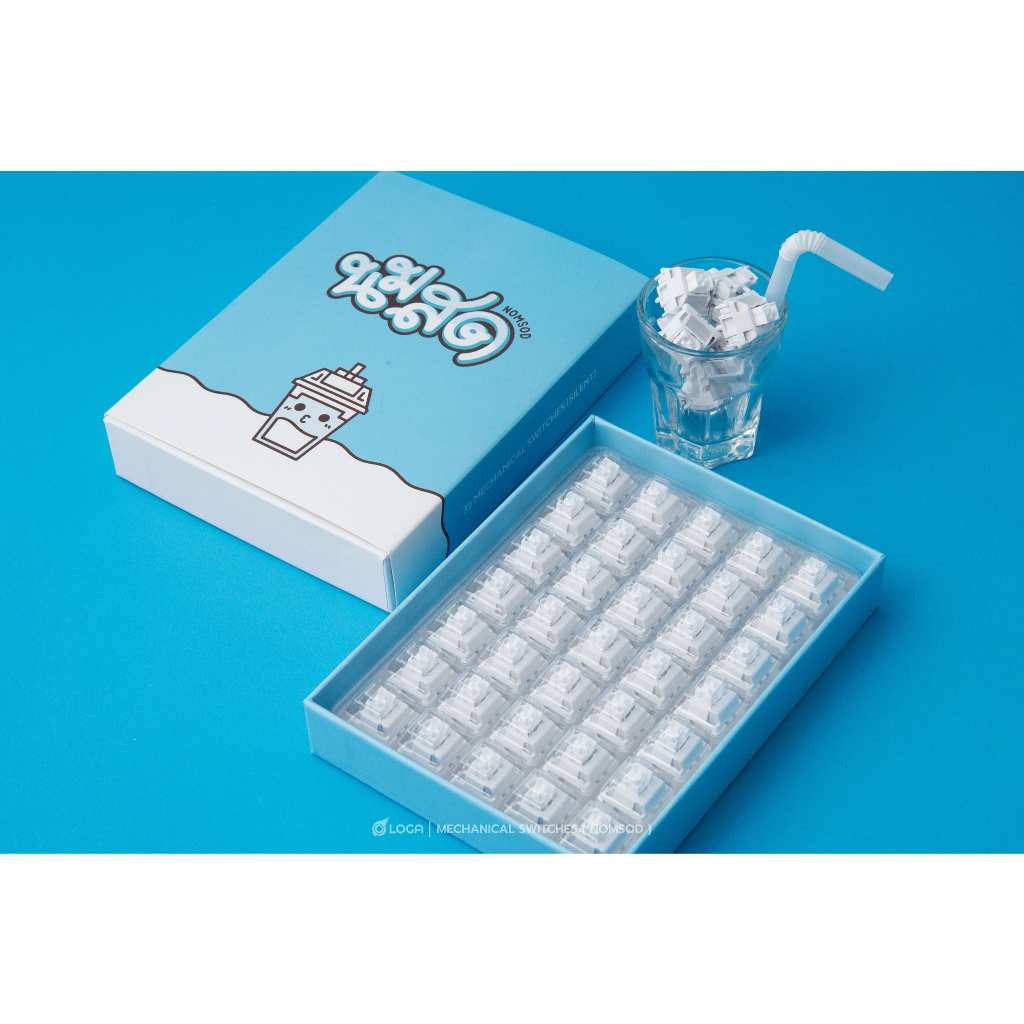 สวิตช์ LOGA 35 PCS MECHANICAL SWITCHES : NOMYEN นมเย็น / CHATHAI ชาไทย ...