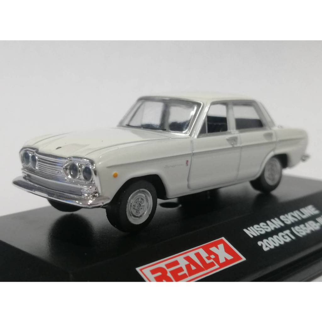 โมเดลรถ REAL-X NISSAN PRINCE SKYLINE S54B WHITE With display base No Package | Shopee Thailand