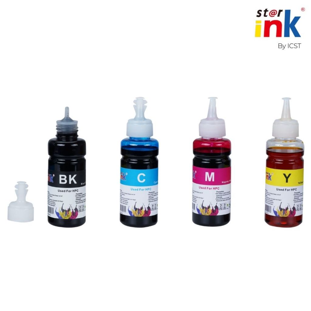 StarInk หมึกเติม H Universal Dye ink สำหรับเครื่องปริ้น HP, 100ml ...