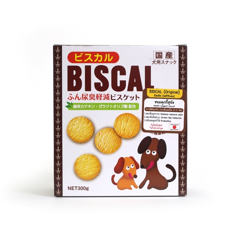 BISCAL คุกกี้สำหรับสุนัข สูตร Original 300g (ล้างสต๊อก) | Shopee Thailand