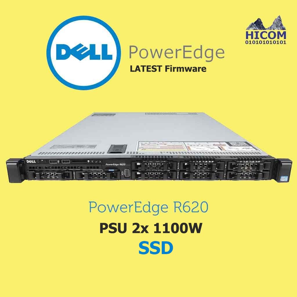 Dell R620 Server 24C 48T 2xE5-2697v2 RAM 128GB ECC RDIMM SAS 15K H710P ...