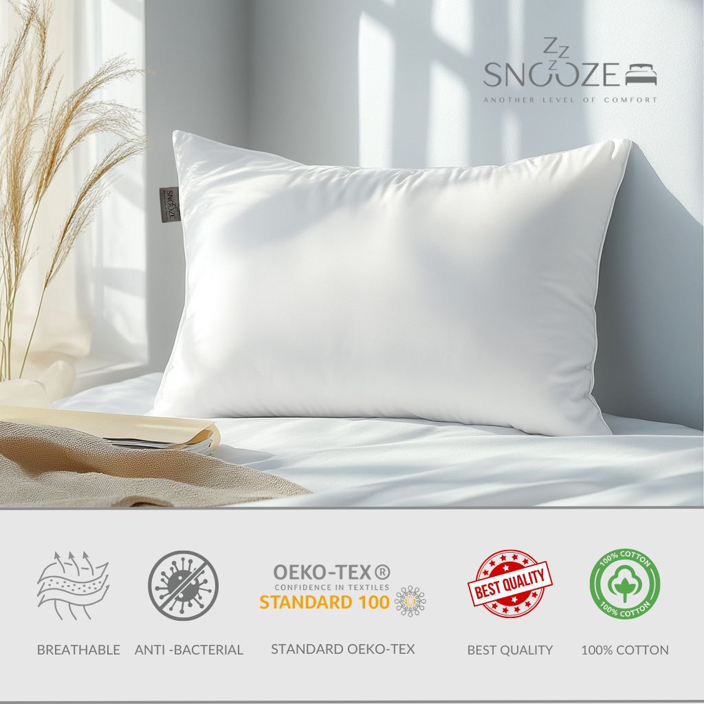 ☁️ CLOUD SNOOZE Pillow ☁️ สัมผัสความนุ่มเทียบเท่าขนห่านแท้ เพื่อสุขภาพ ...