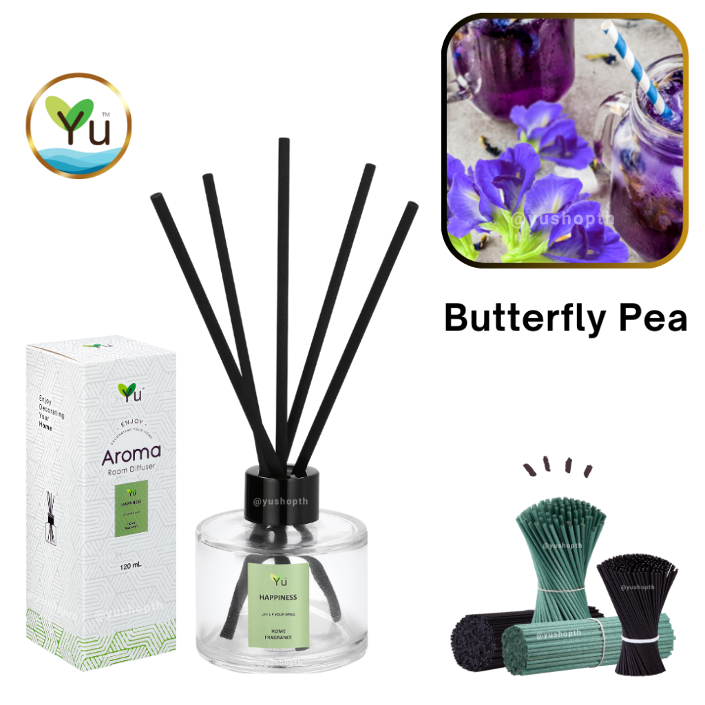 🌟 กลิ่น Butterfly Pea | Room Diffuser ก้านไม้หอม : กลิ่นดอกอัญชัน กลิ่น ...