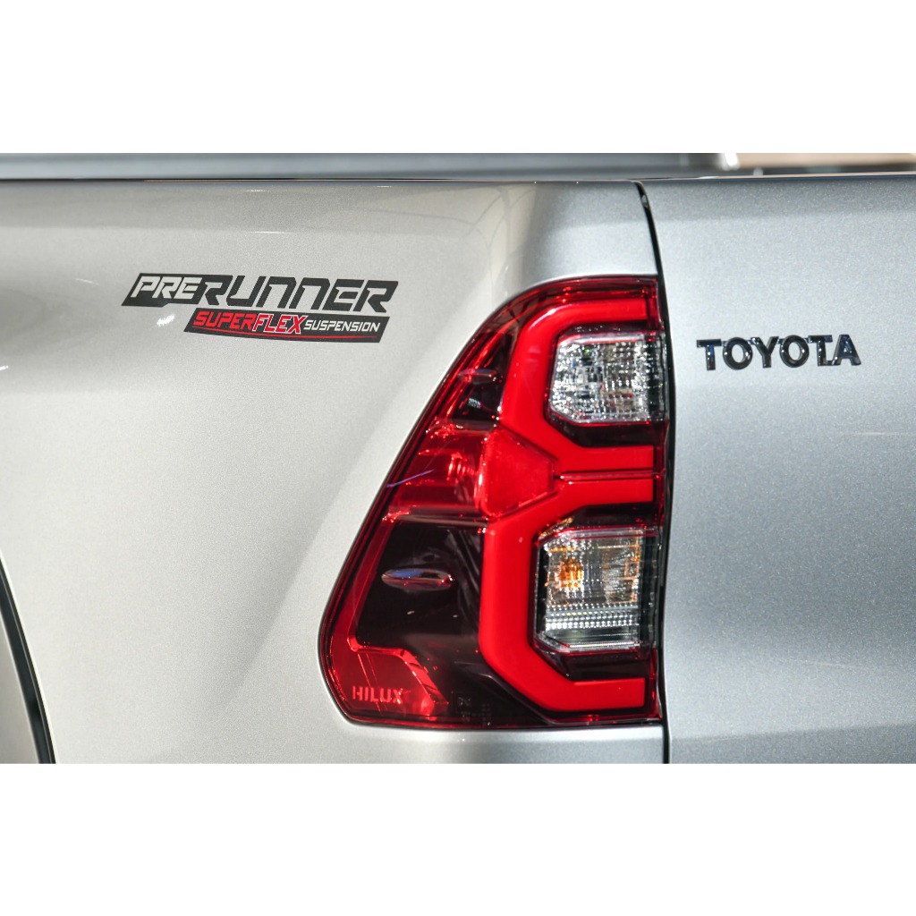 สติ๊กเกอร์ PRERUNNER SUPER FLEX SUSPENSION Toyota Revo ( แท้ศูนย์ ...