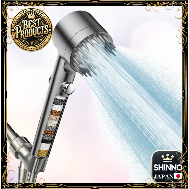 《JAPAN》★Micro Nano Bubble Mist Shower Head with 3+1 Stage Mode, Water ...