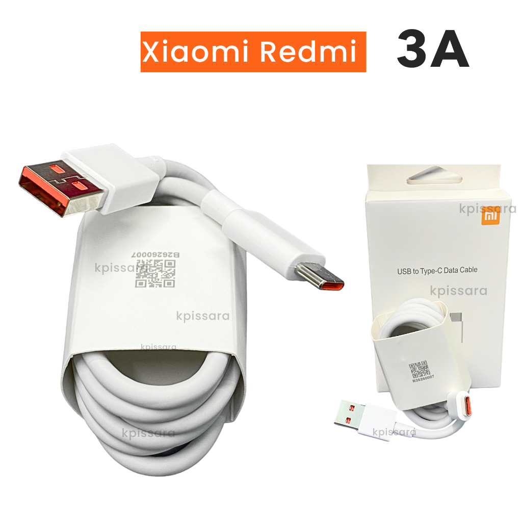 สายชาร์จ 3A Xiaomi Redmi Note9 Pro Note10 10 Pro F3 Mi 10T Pro Poco X3 NFC X3 Pro Mi11 Lite Poco ...