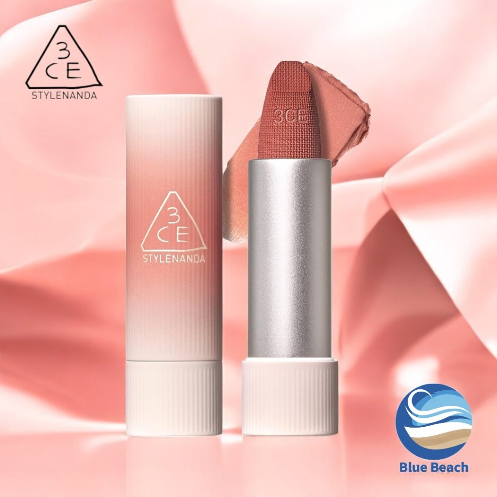 3CE Cashmere Hug / ลิปสติกเนื้อแคชเมียร์ 10 เฉดสีสไตล์เกาหลี | Shopee ...