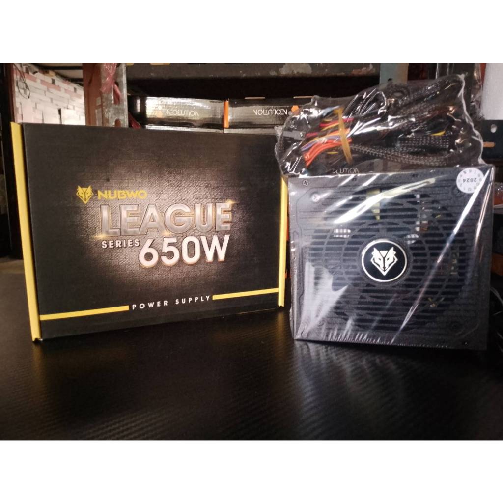 PSU NUBWO NPS650 / 650w Black / white (P6+2 Pin) x 1 | Shopee Thailand