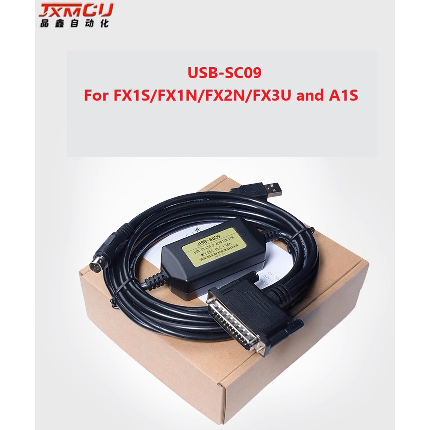 USB-SC09 FX,A สายลิ้งค์ PLC Mitsubishi FX,A Series | Shopee Thailand
