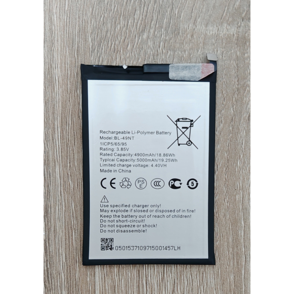 แบตเตอรี่ For Tecno Spark GO / Pop 7 / Pop 7 Pro Battery Model BL-49NT ...