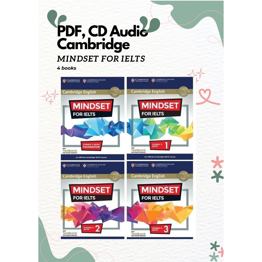 หนังสือ mind set for ielts ครบเซต มีเสียง AUdio ให้ | Shopee Thailand