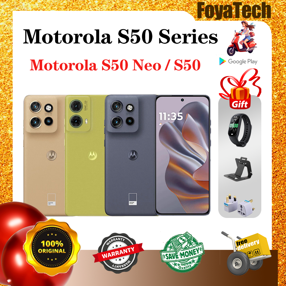 【Global Rom】Motorola S50 Neo Snapdragon 6s Gen 3 Motorola S50 Dimensity 7300 Dual SIM Motorola ...