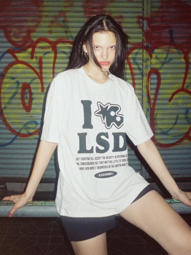 I LOVE LSD TEE (BLACKSNOWBOYS) | Shopee Thailand