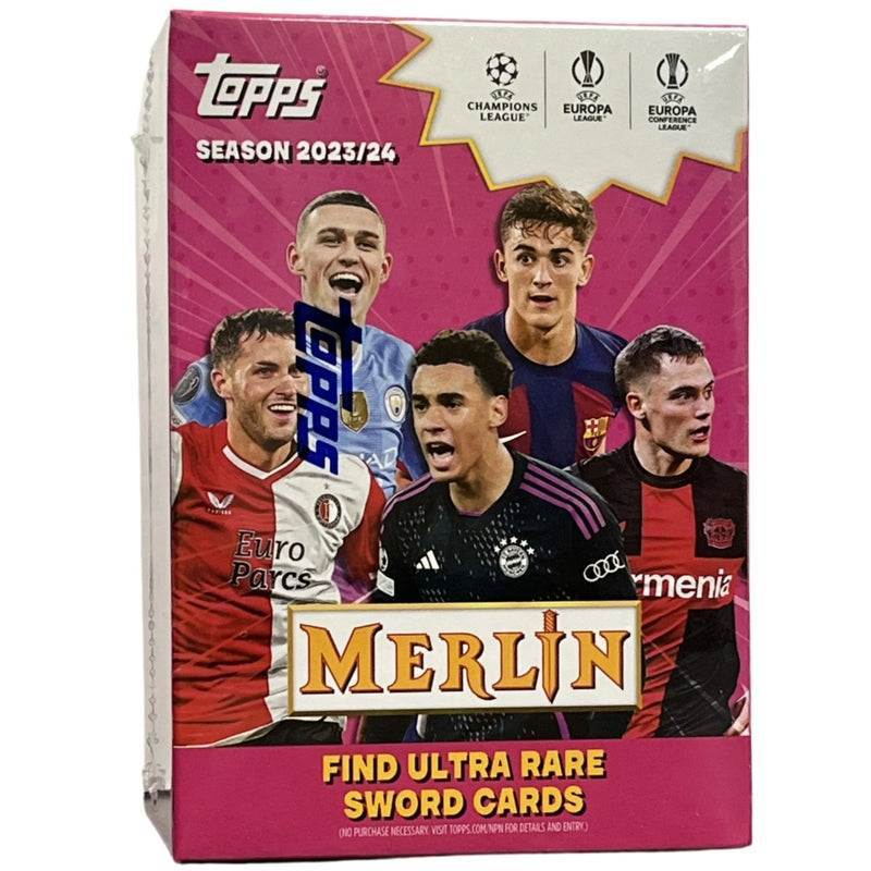 การ์ดสะสมฟุตบอล 2023-24 Topps Merlin Chrome UCC Blaster Box | Shopee ...